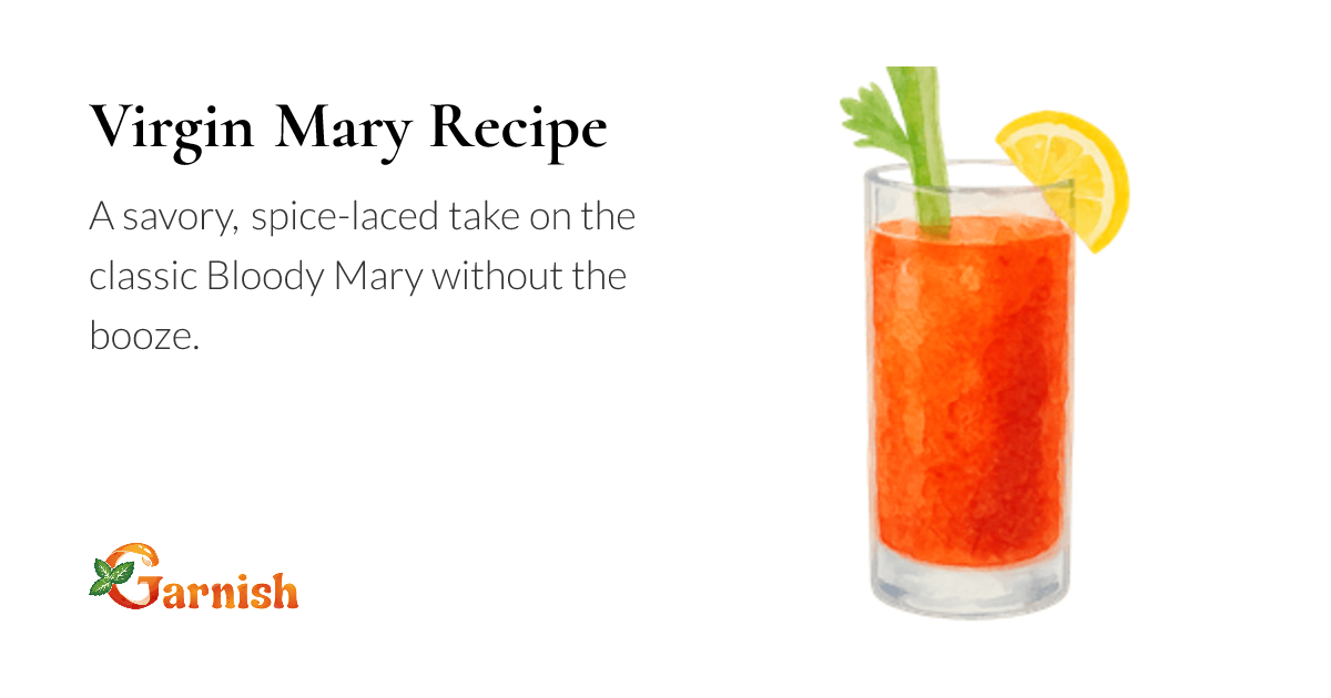 Virgin Mary Cocktail Recipe | Garnish